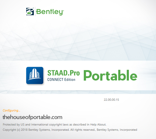 Bentley STAAD.Pro Advanced 22 Portable +Setup (CONNECT Edition) - The ...